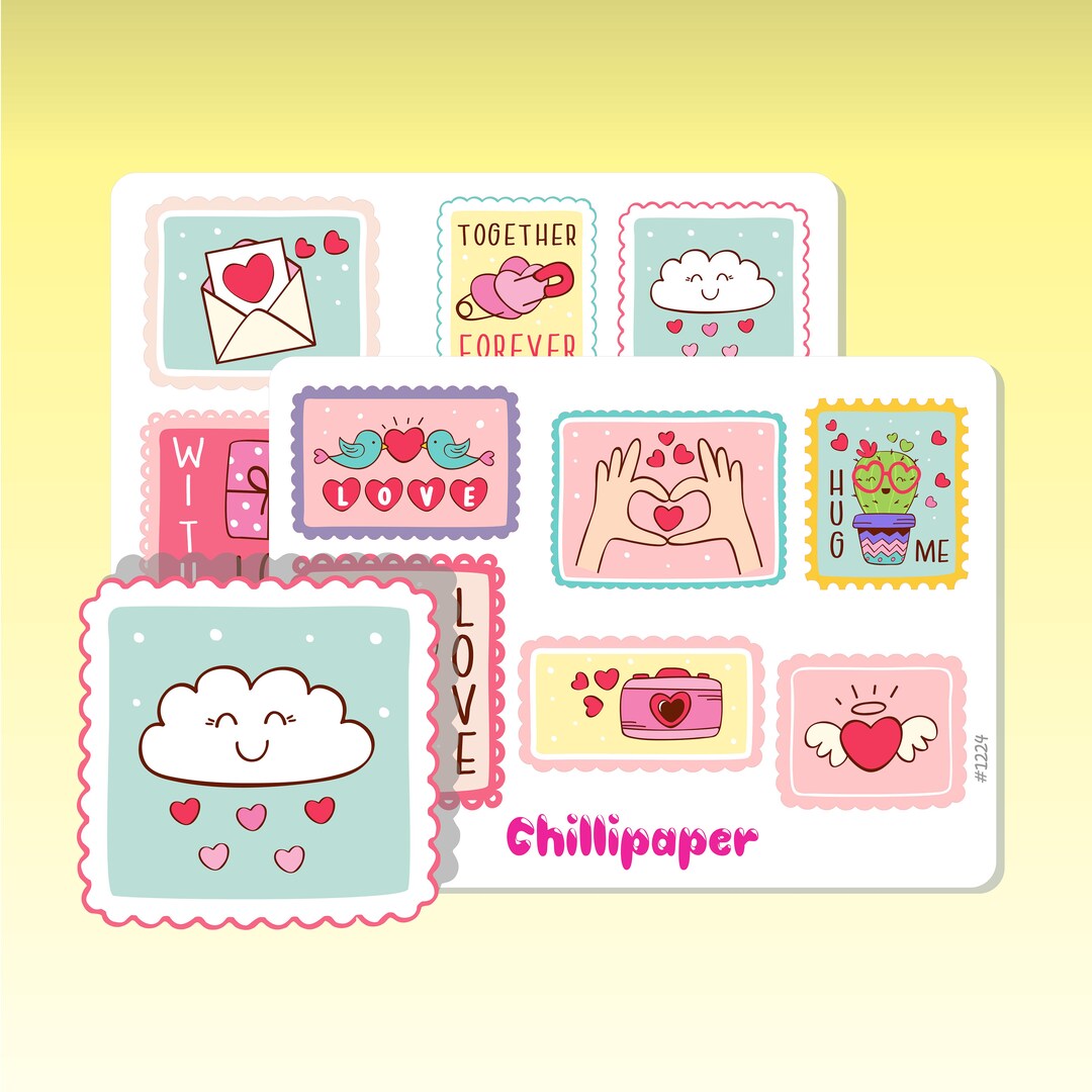 Mail Swap, Pen Pal Love Stamps for Letter Writing and Gift Giving or ...