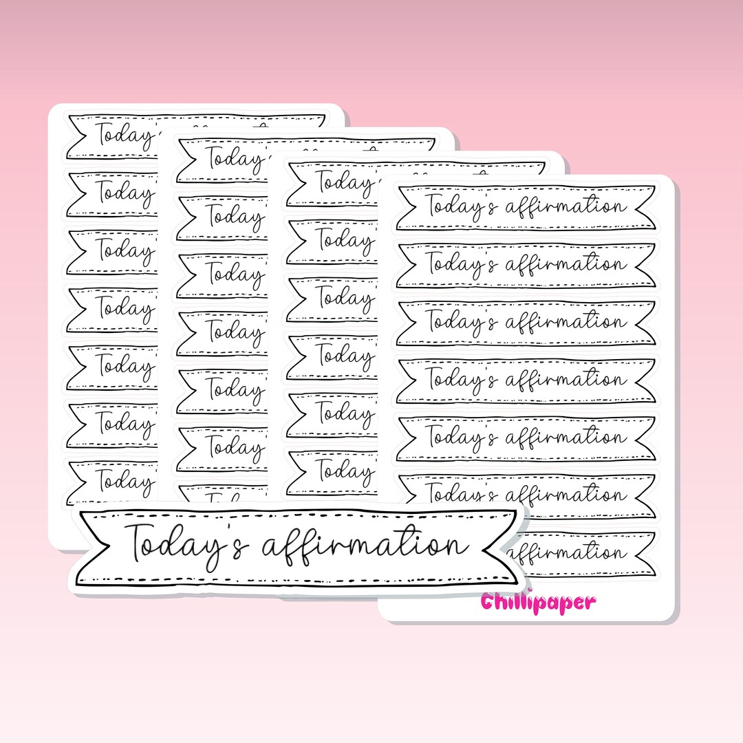 Todays Affirmation, Self Care, Words of the Day. Quote. Monochrome ...
