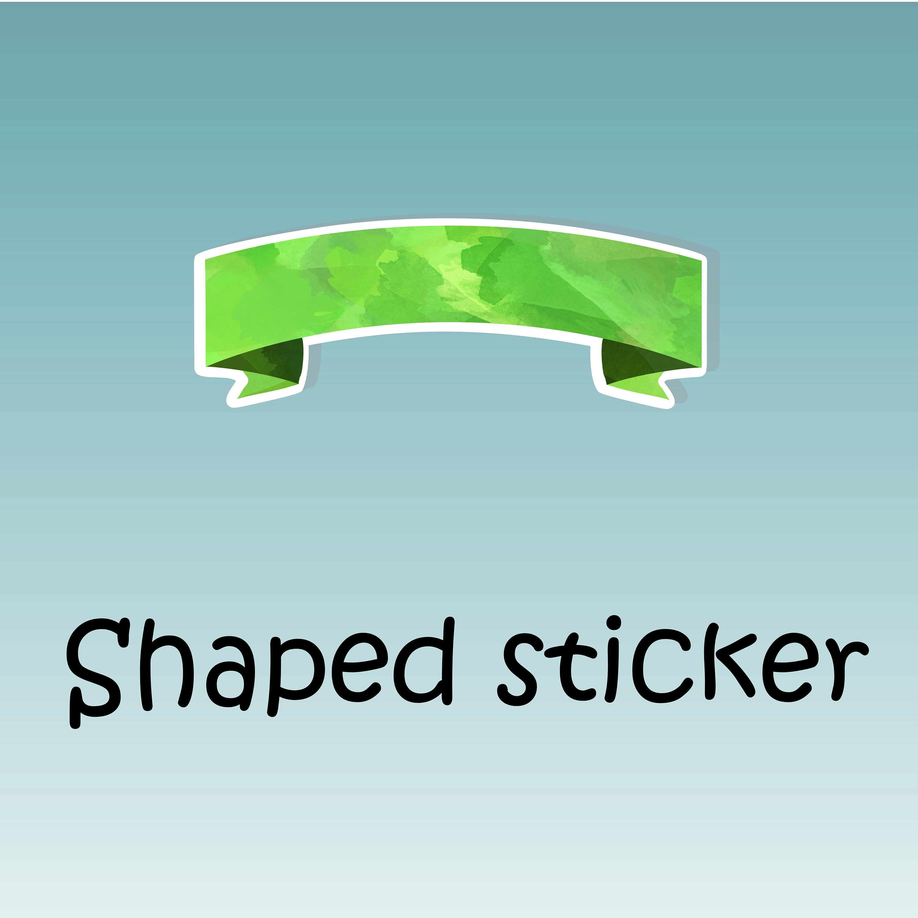 Banner Stickers Vertical Planner Stickers Watercolour - Etsy UK