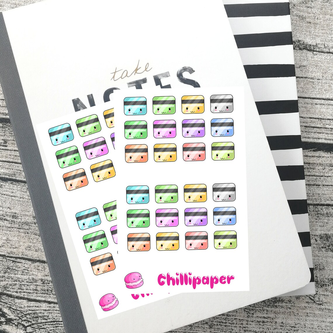 Kawaii Credit Card, Planner Stickers, Kawaii Stickers, Credit Card ...
