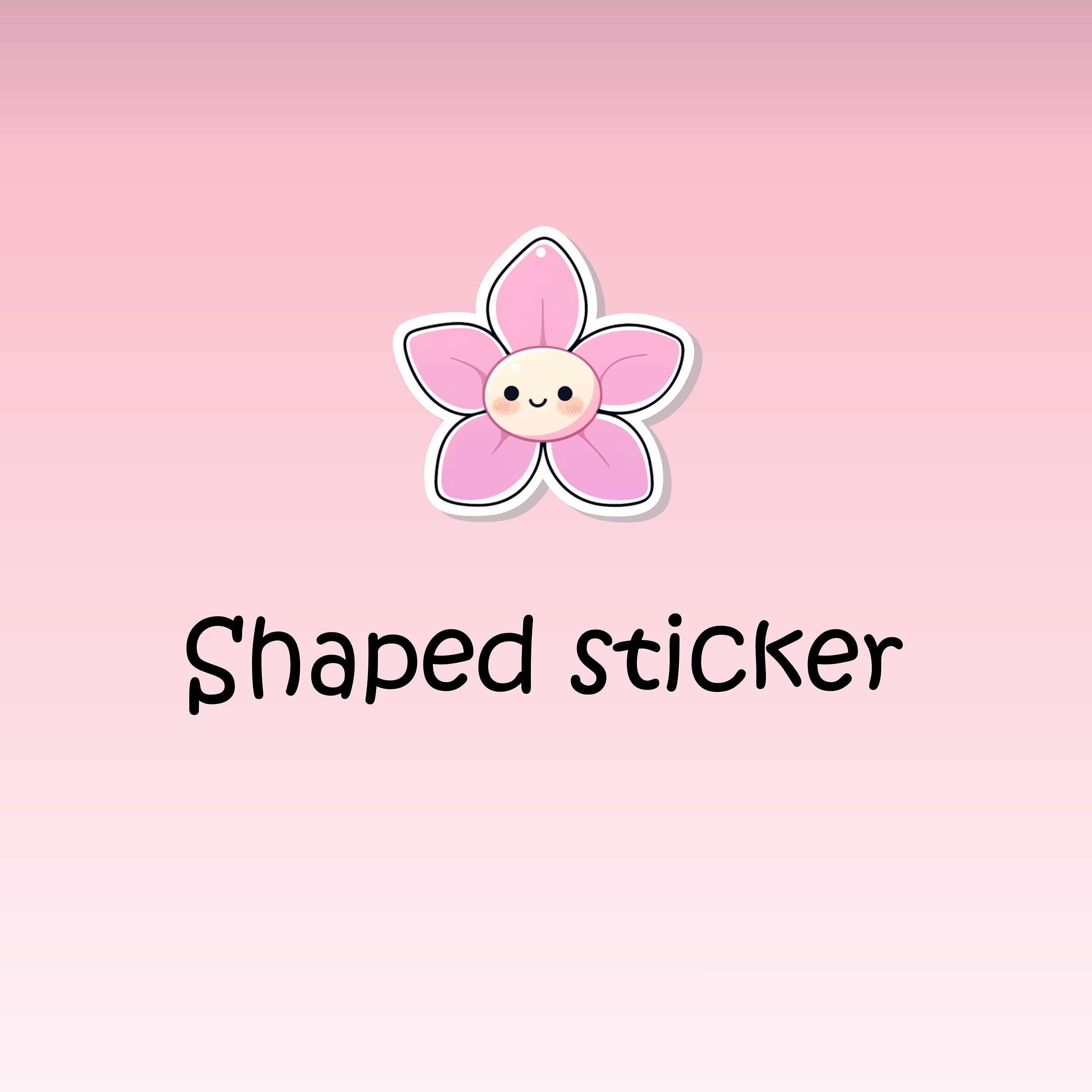 Happy Flower Planner Stickers, Cute Pink Flowers, Floral #1300 - Etsy