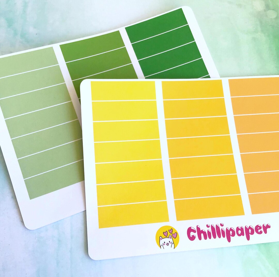 Blank Header Stickers Measure 1.5 Inches X 10mm Blanks Bujo Stickers ...