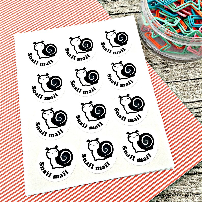 96 snail mail labels label snail mail. Mail snail label. | Etsy