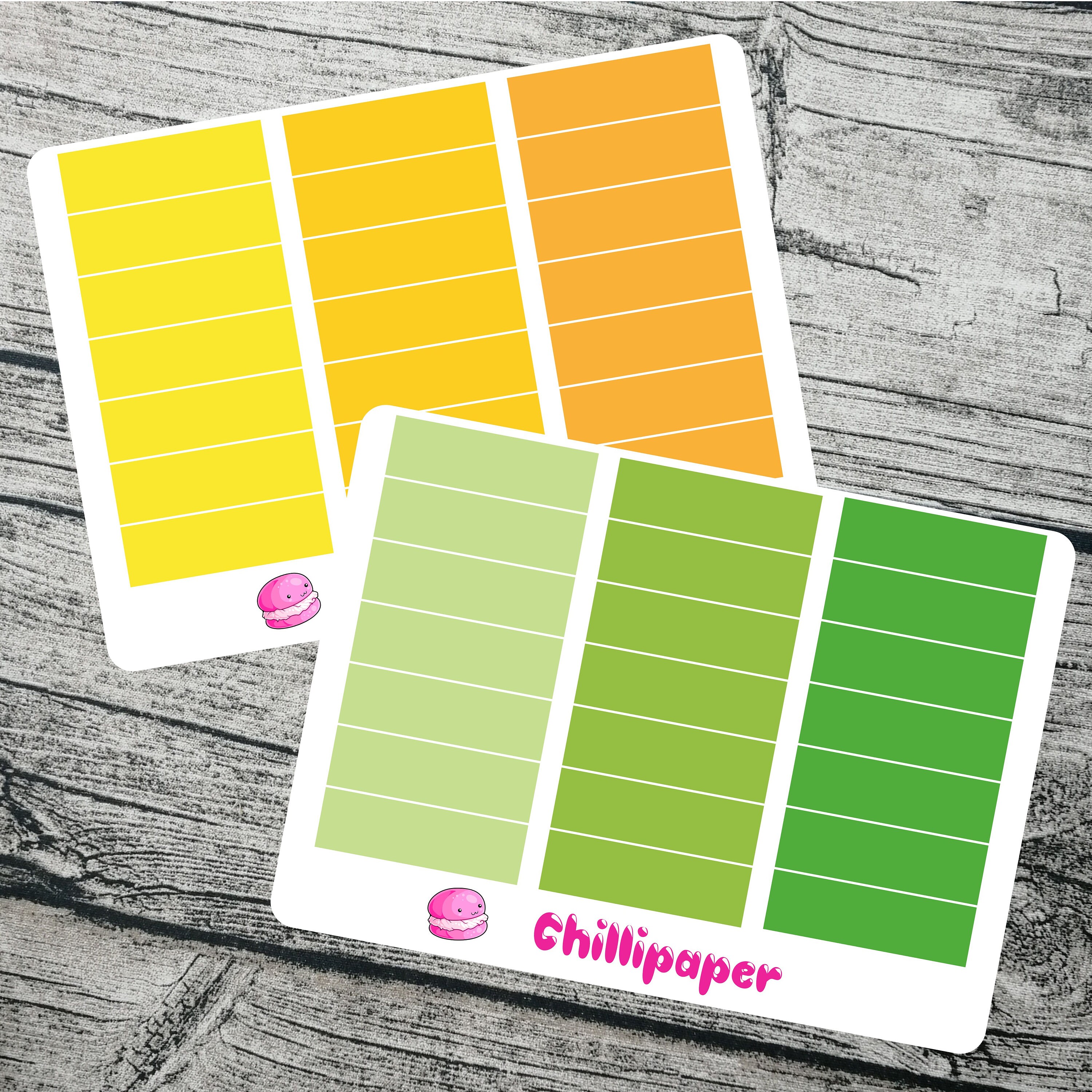 Blank Header Stickers Measure 1.5 Inches X 10mm Blanks Bujo Stickers ...