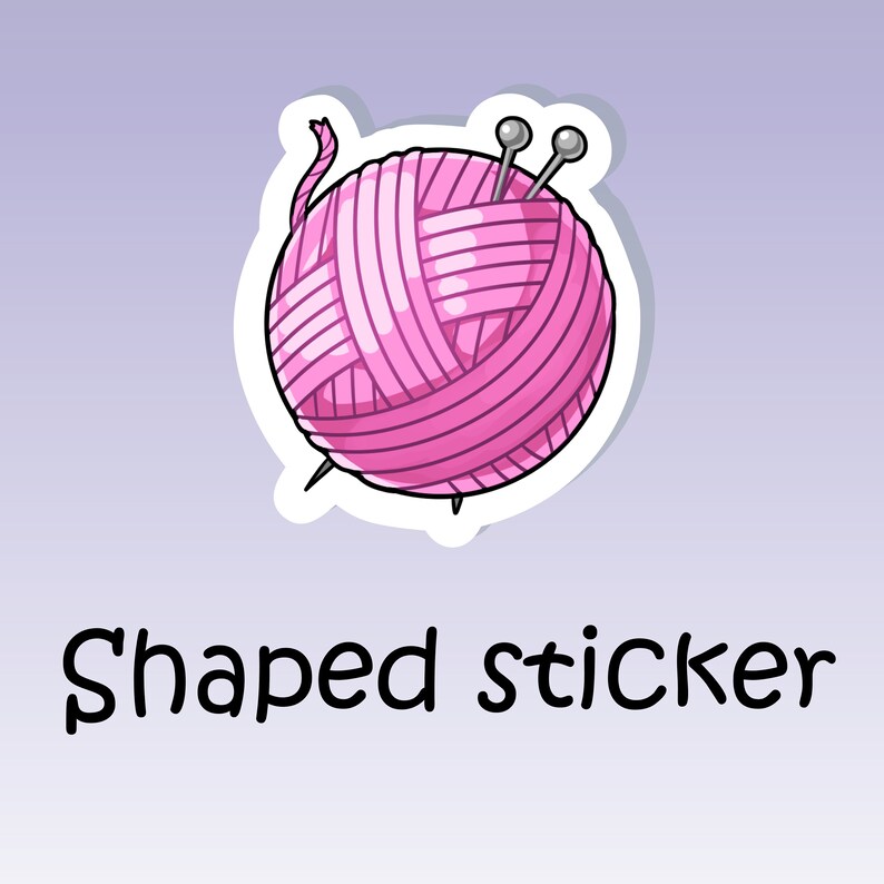 Cute Knitting Planner Stickers, Kawaii, Cute Sticker, UK #1169 - Etsy