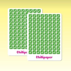 Tick, Checklist, Done, Challenge Planner Stickers, Chore Planner ...