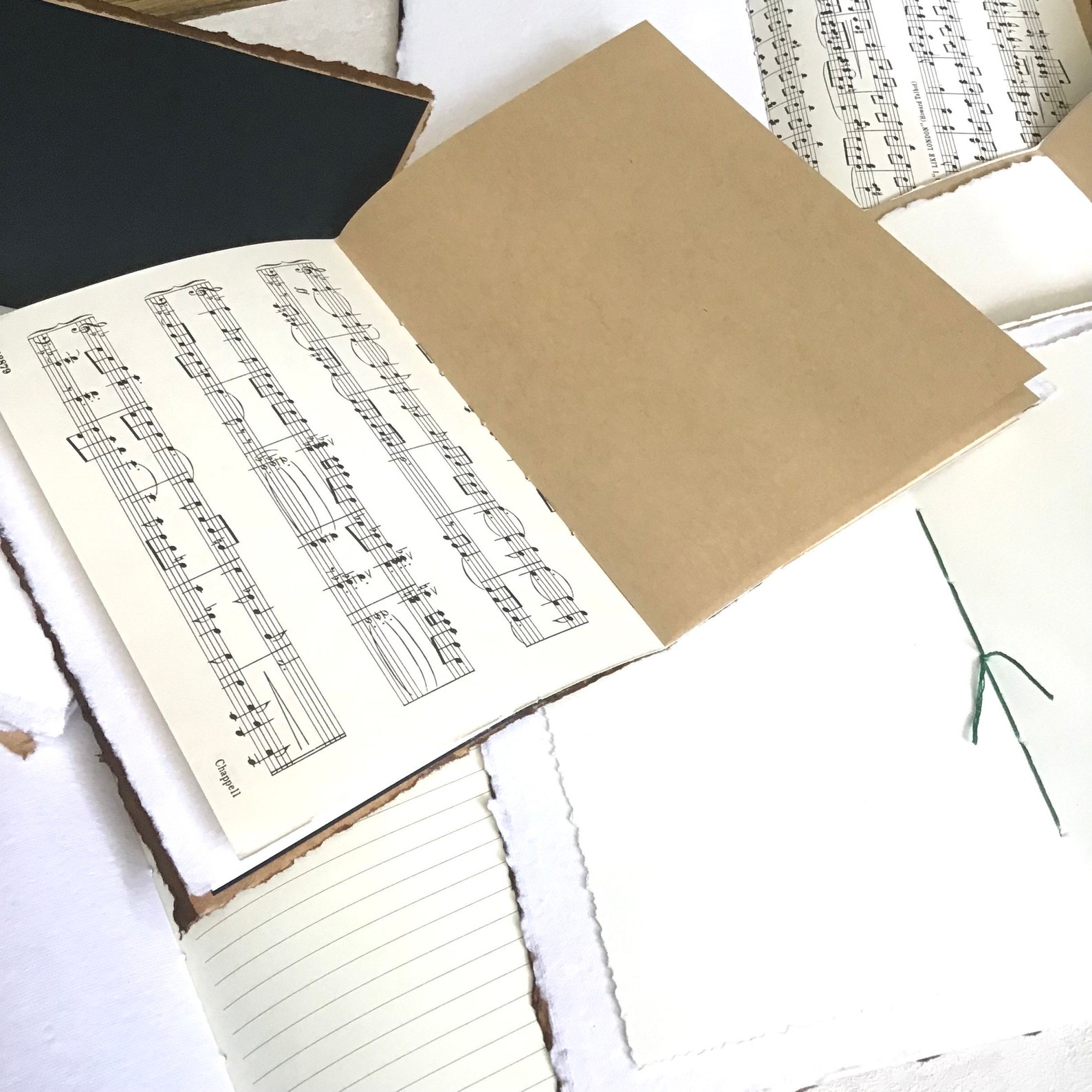 Handmade Junk Journal Signatures, Deckle Edge, Creative Journal, Junk ...