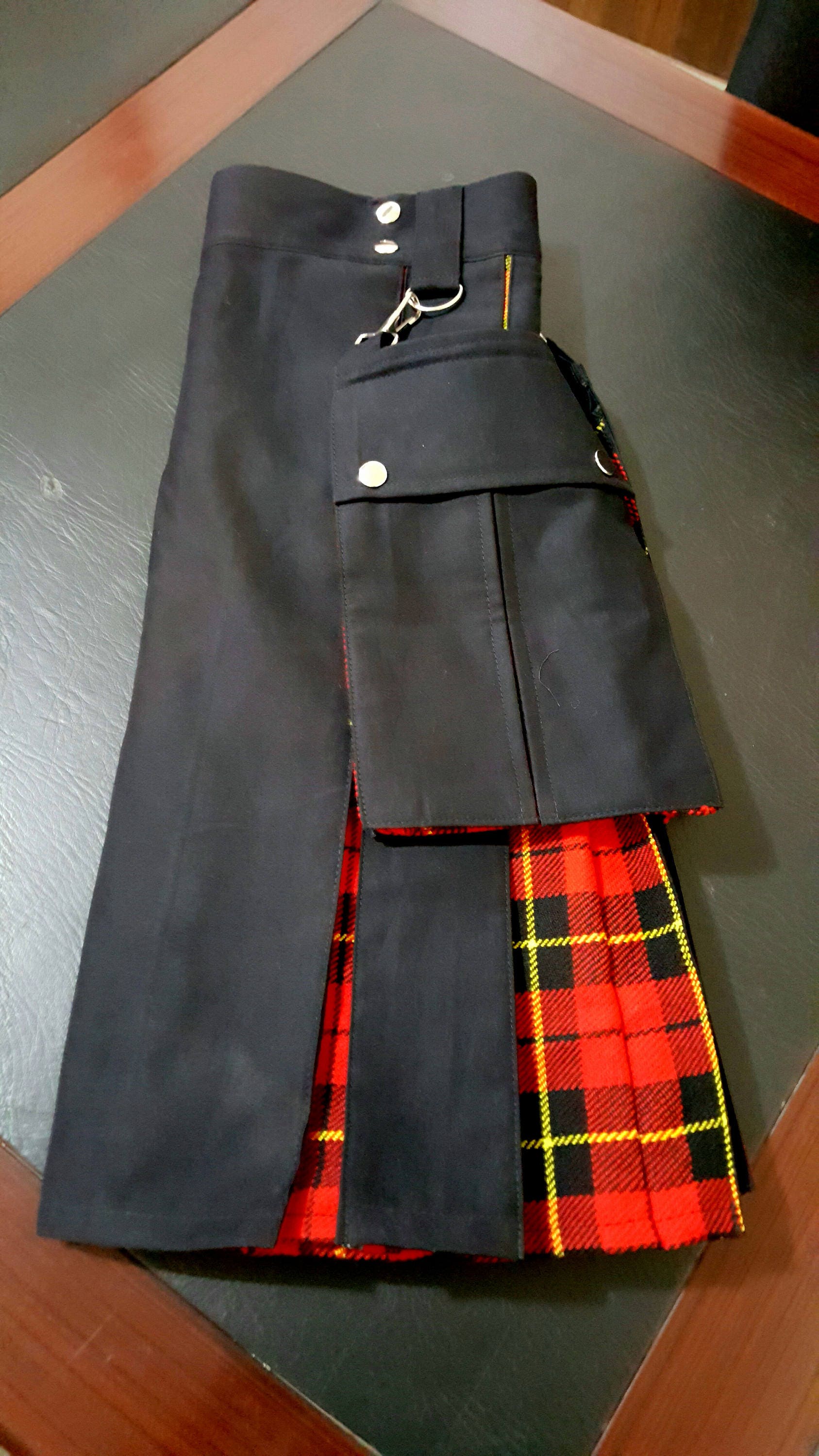 Wallace Tartan Hybrid Detachable Pockets Kilt Utility Kilt - Etsy