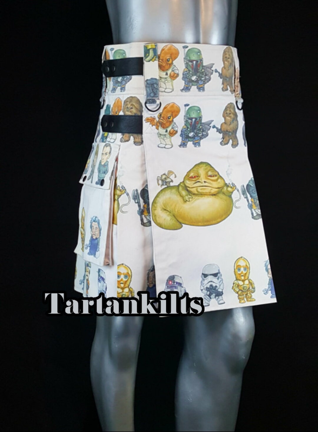 Star Wars Cartoon Character Kilt Utility Kilt - Etsy
