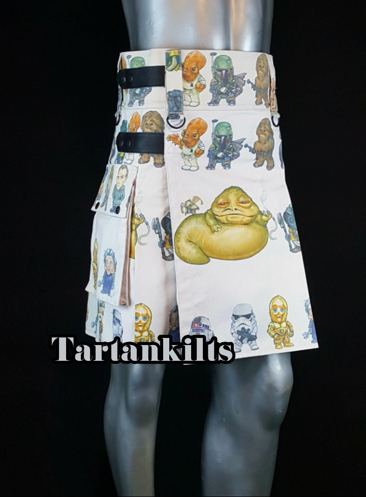 Star Wars Cartoon Character Kilt Utility Kilt - Etsy
