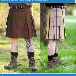 SALE SALE | Active Men Khaki Utility Kilt | Fashion Kilt | Cargo Kilt | Kilts | Burning Man Kilt ...