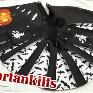 Halloween Gothic Style Kilt Halloween Gifts Halloween Custom Made Kilt ...