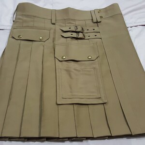 SALE SALE | Active Men Khaki Utility Kilt | Fashion Kilt | Cargo Kilt | Kilts | Burning Man Kilt ...