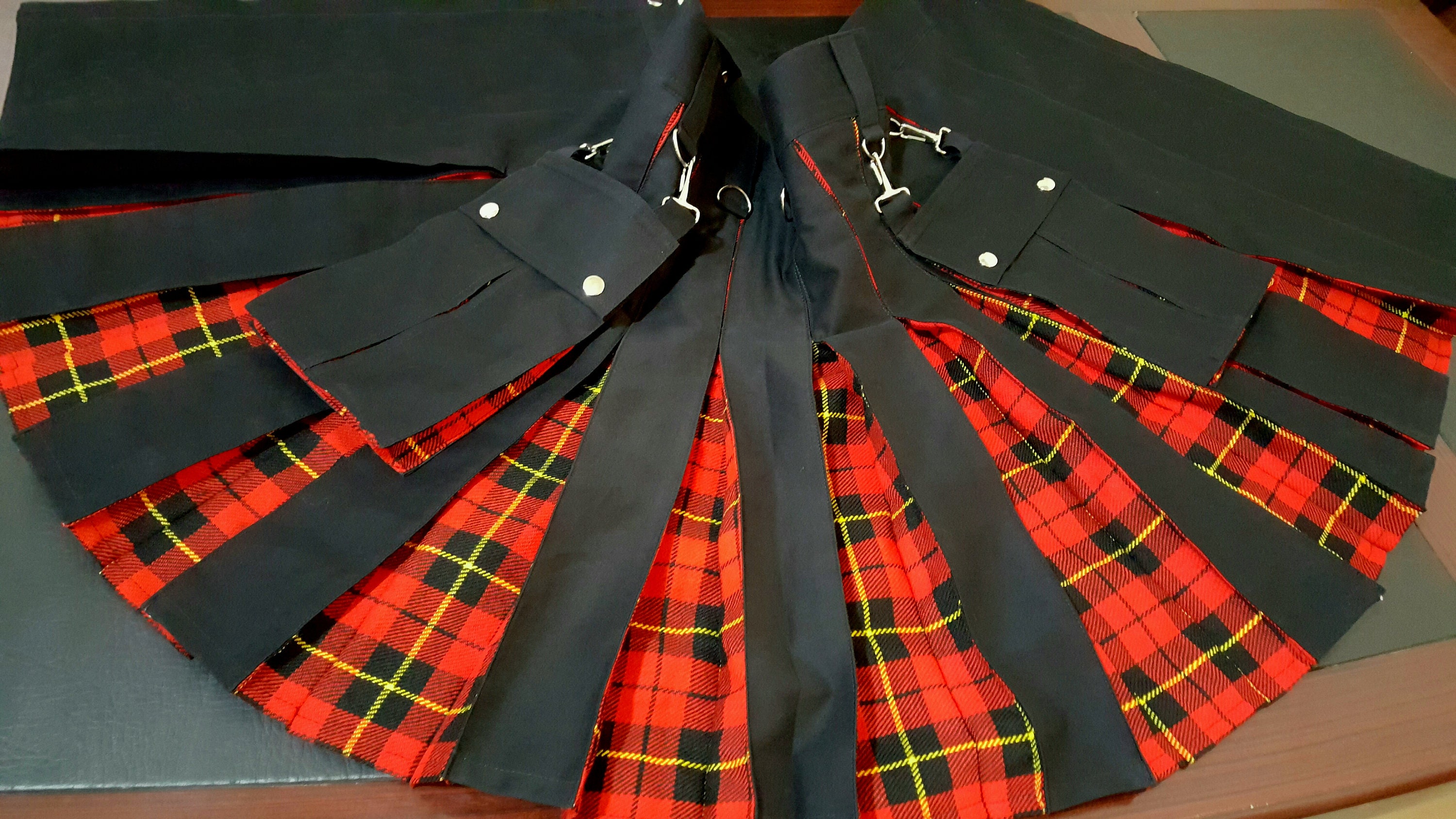 Wallace Tartan Hybrid Detachable Pockets Kilt Utility Kilt - Etsy