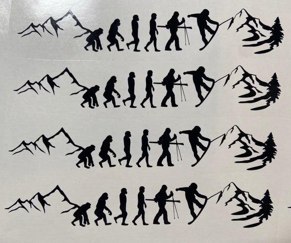 Mountain Snowboarding Evolution | Etsy