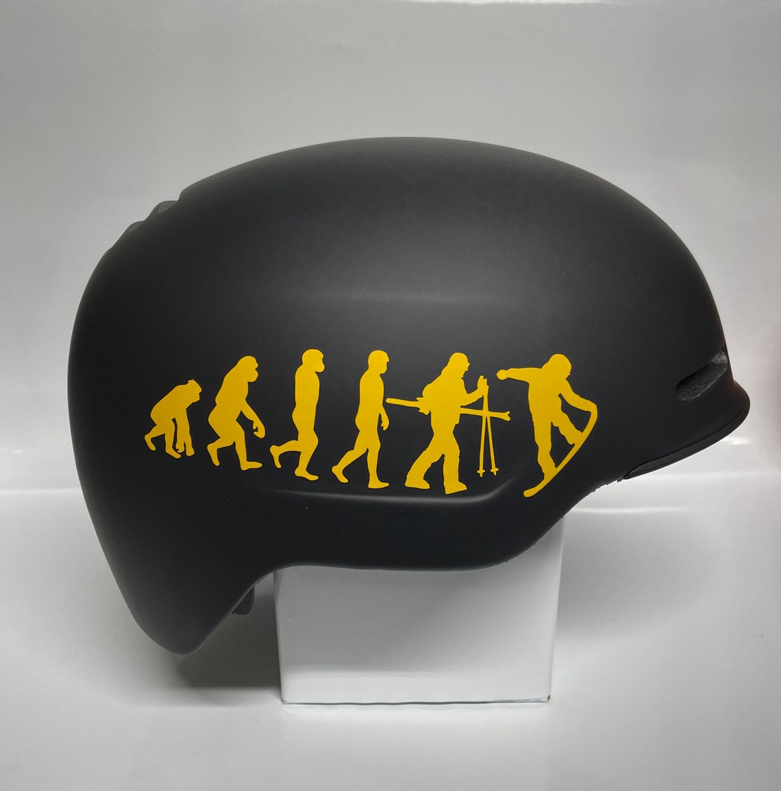 Yellow Snowboard Evolution Sticker - Etsy