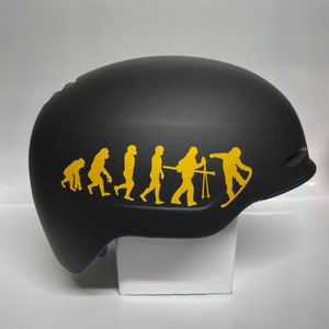 Yellow Snowboard Evolution Sticker - Etsy