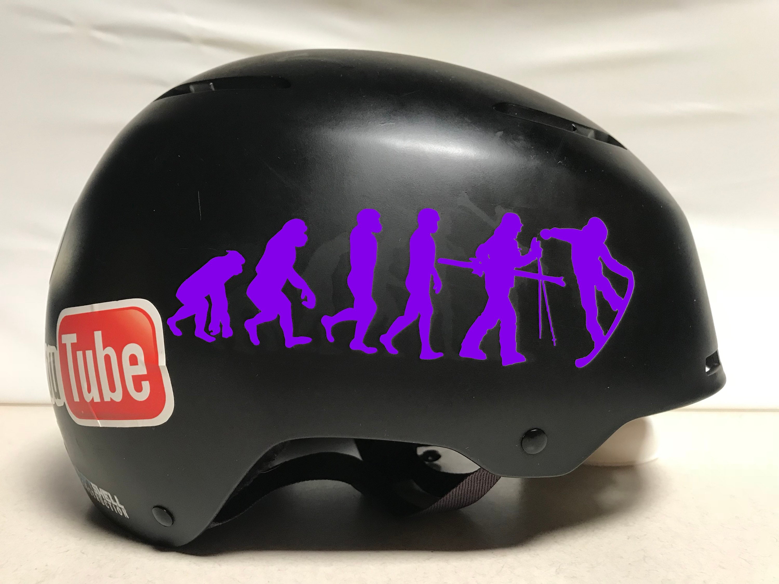 Purple Snowboarding Evolution Sticker - Etsy