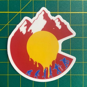 Colorado Snowboard Evolution Sticker!! - Etsy