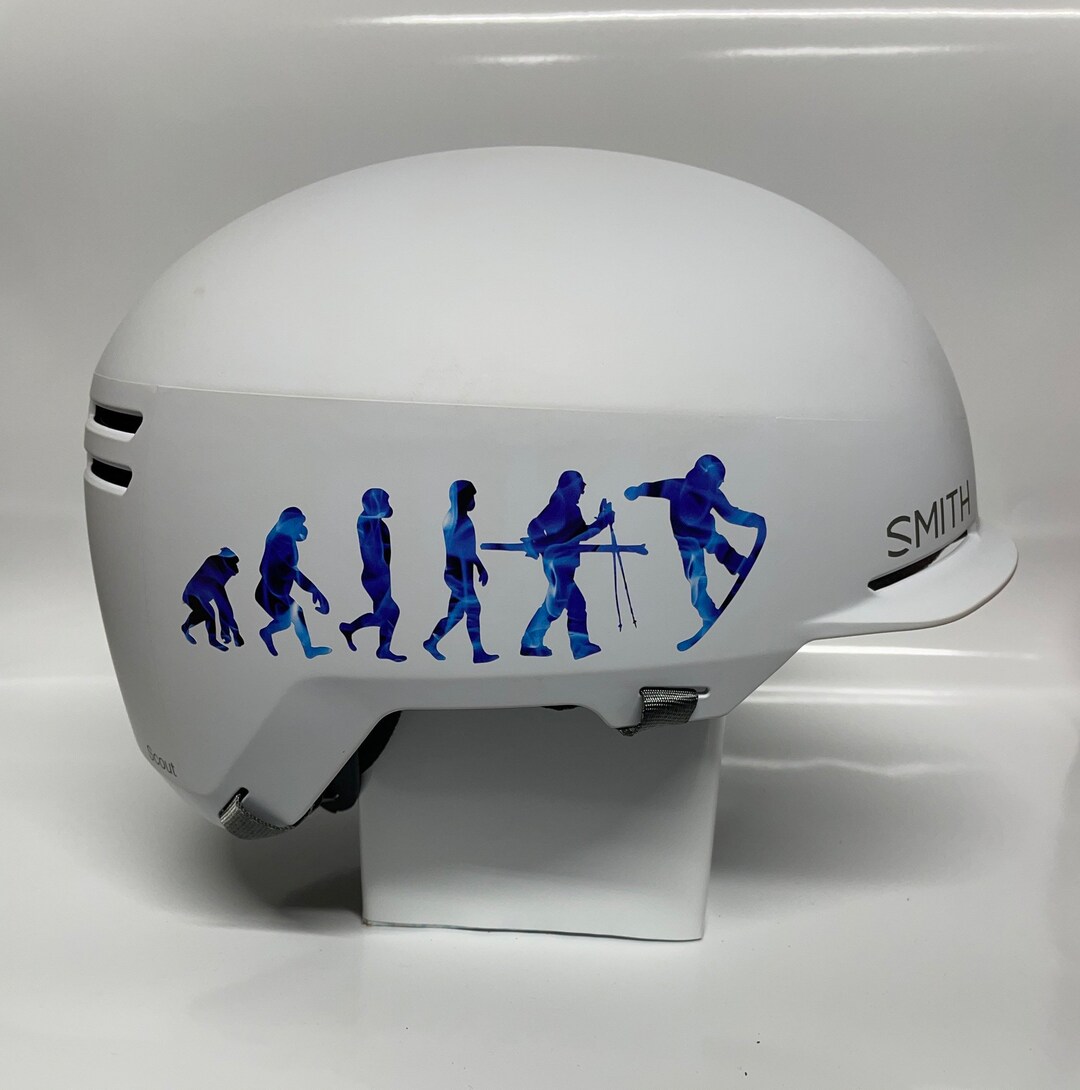 Blue Smoke Evolution Snowboarding Sticker - Etsy