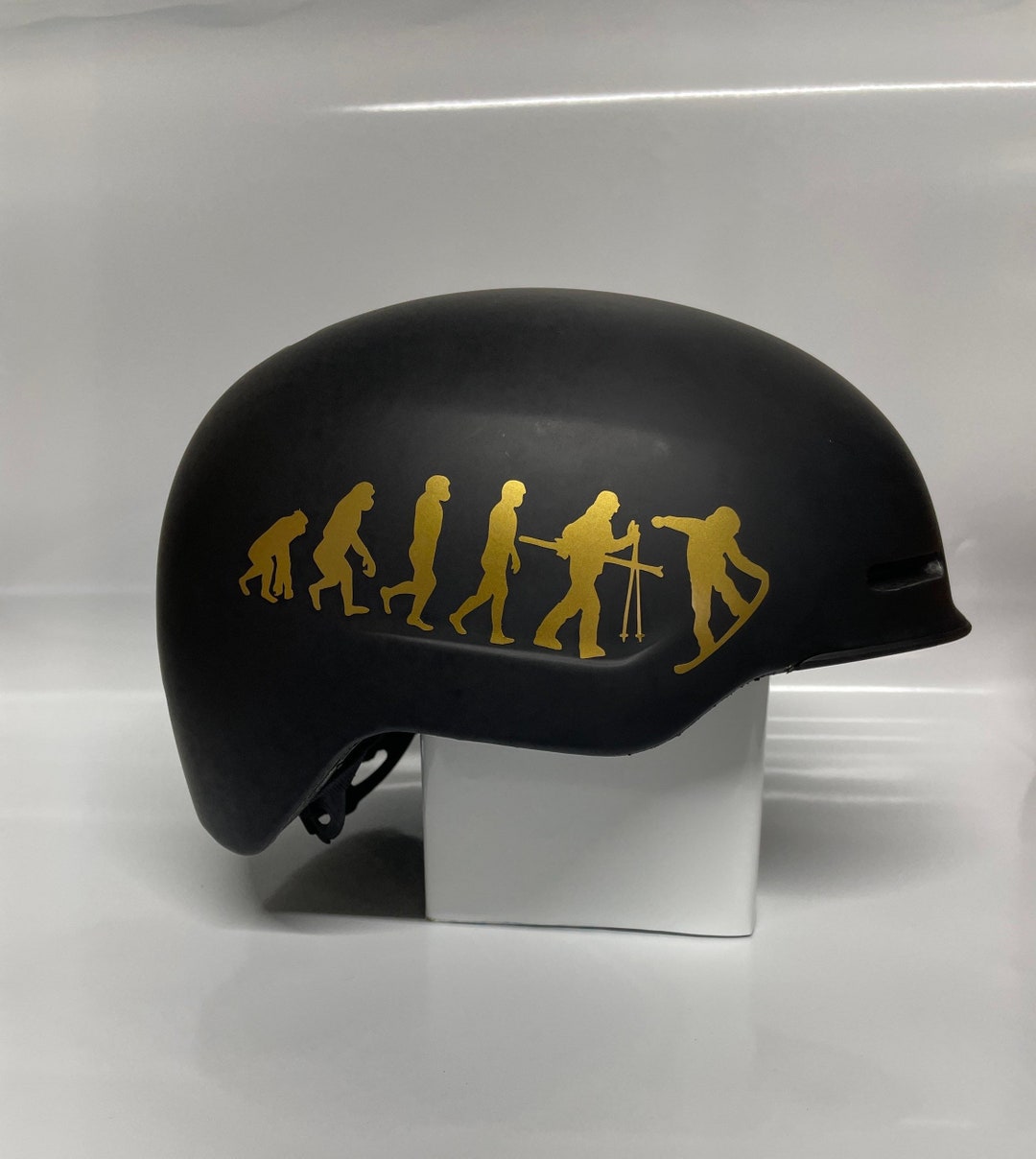 Gold Snowboard Evolution Sticker - Etsy