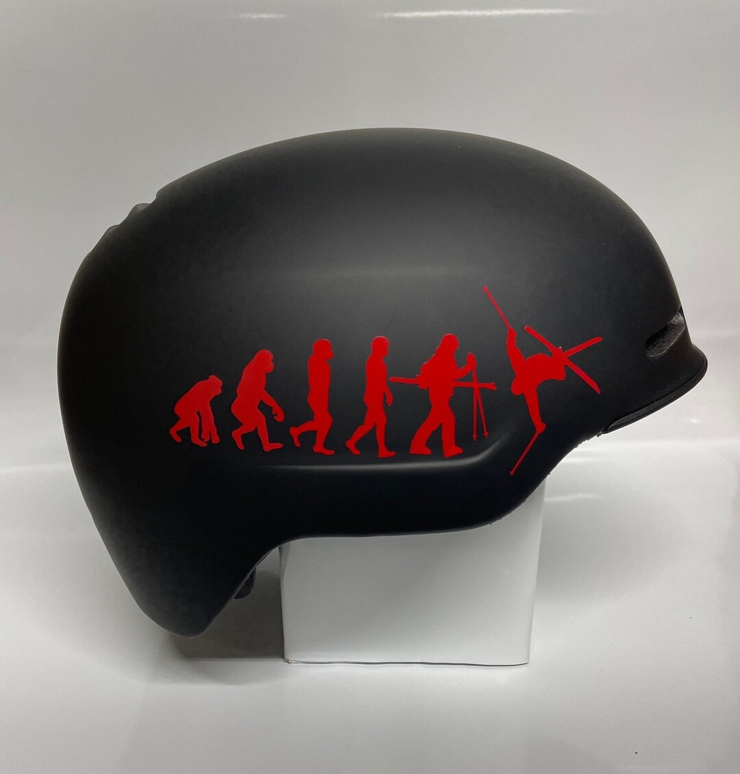 Red Ski Evolution Sticker - Etsy