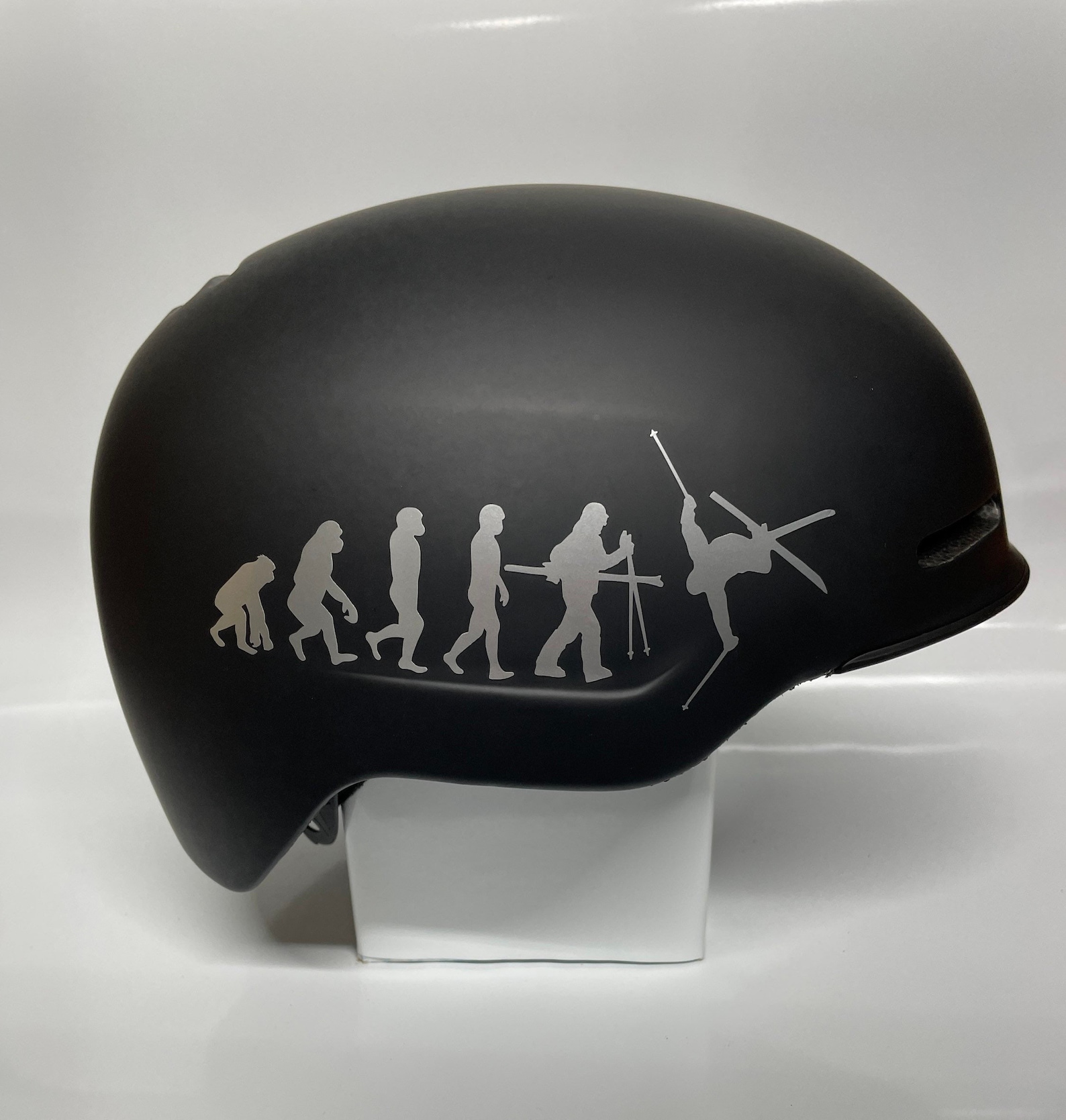 Silver Ski Evolution Sticker - Etsy