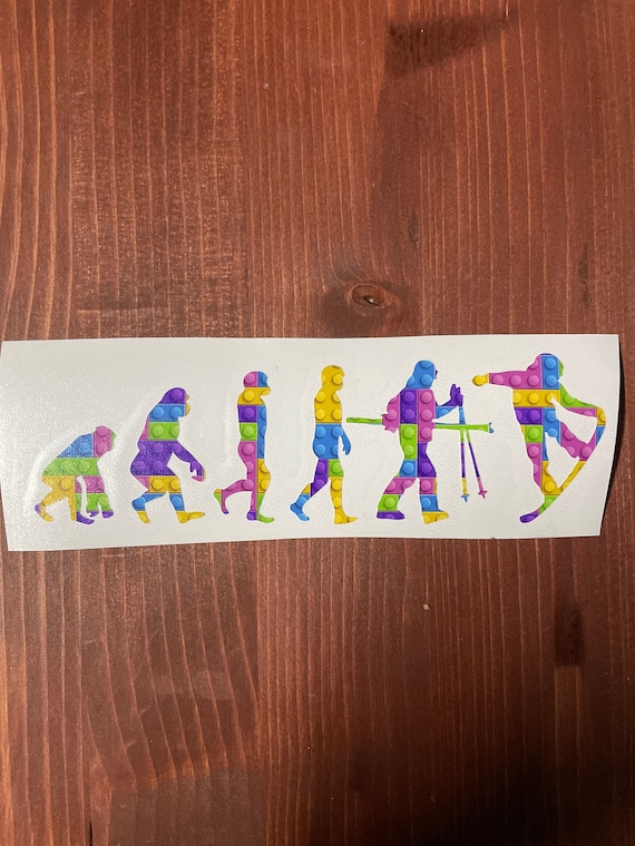 Bristol Block Evolution Snowboard Sticker | Etsy