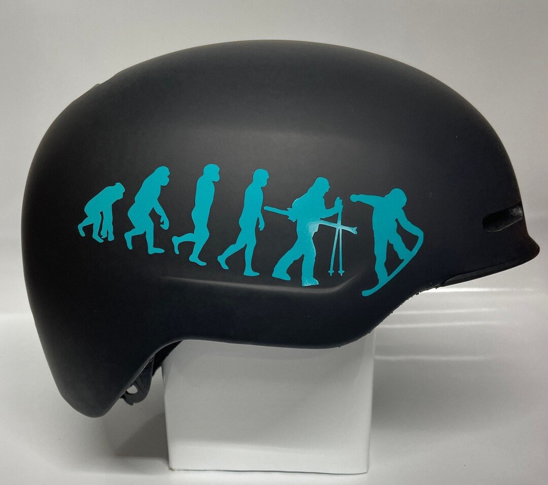 Turquoise Snowboarding Evolution Stickers - Etsy