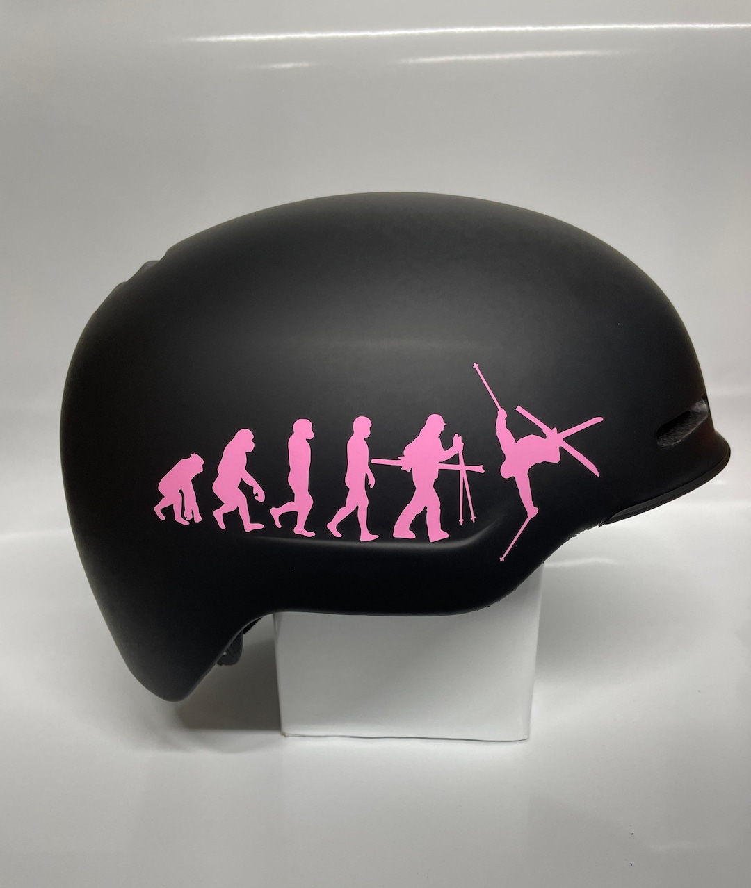Pink Ski Evolution Sticker - Etsy