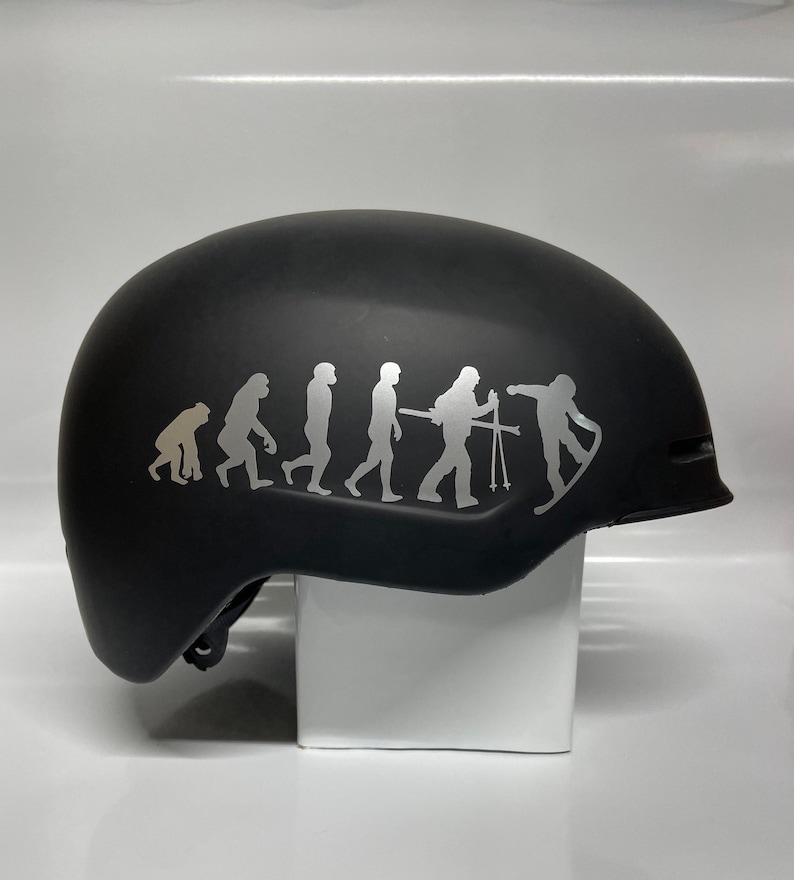 Silver Snowboard Evolution Sticker! - Etsy