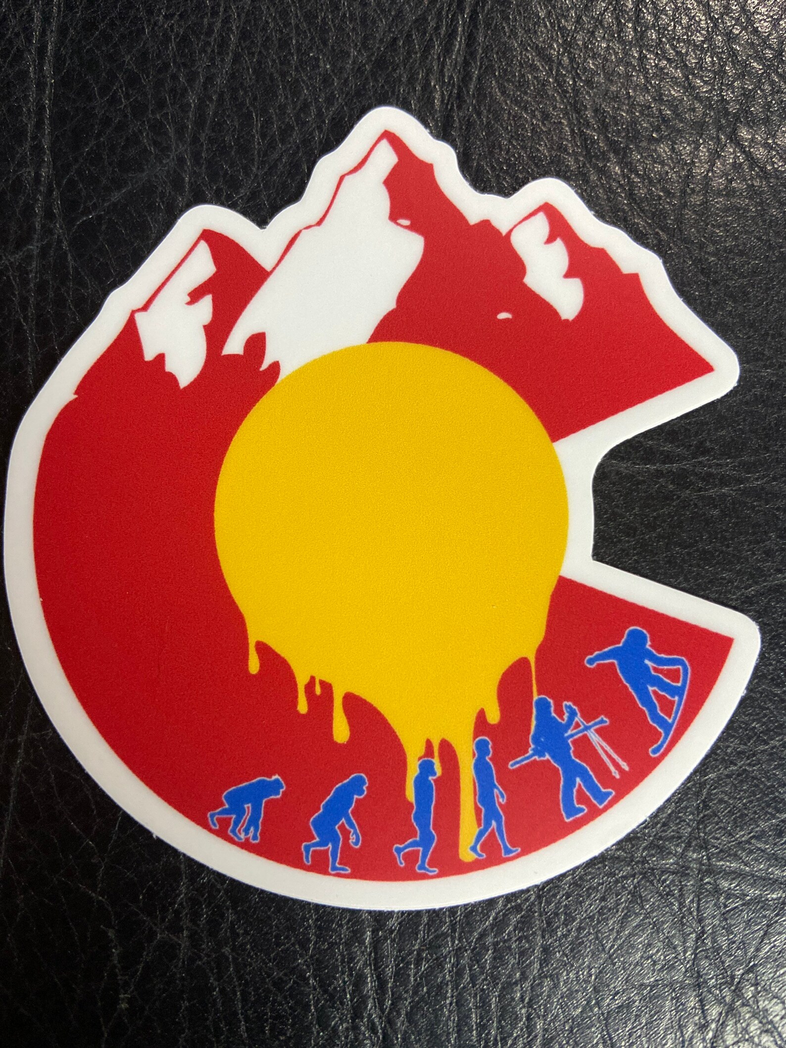 Colorado Snowboard Evolution Sticker | Etsy