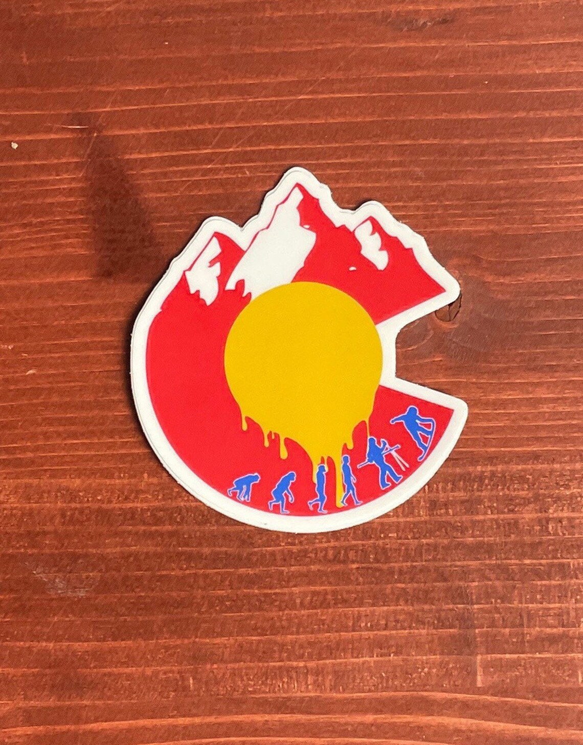 Colorado Snowboard Evolution Sticker - Etsy
