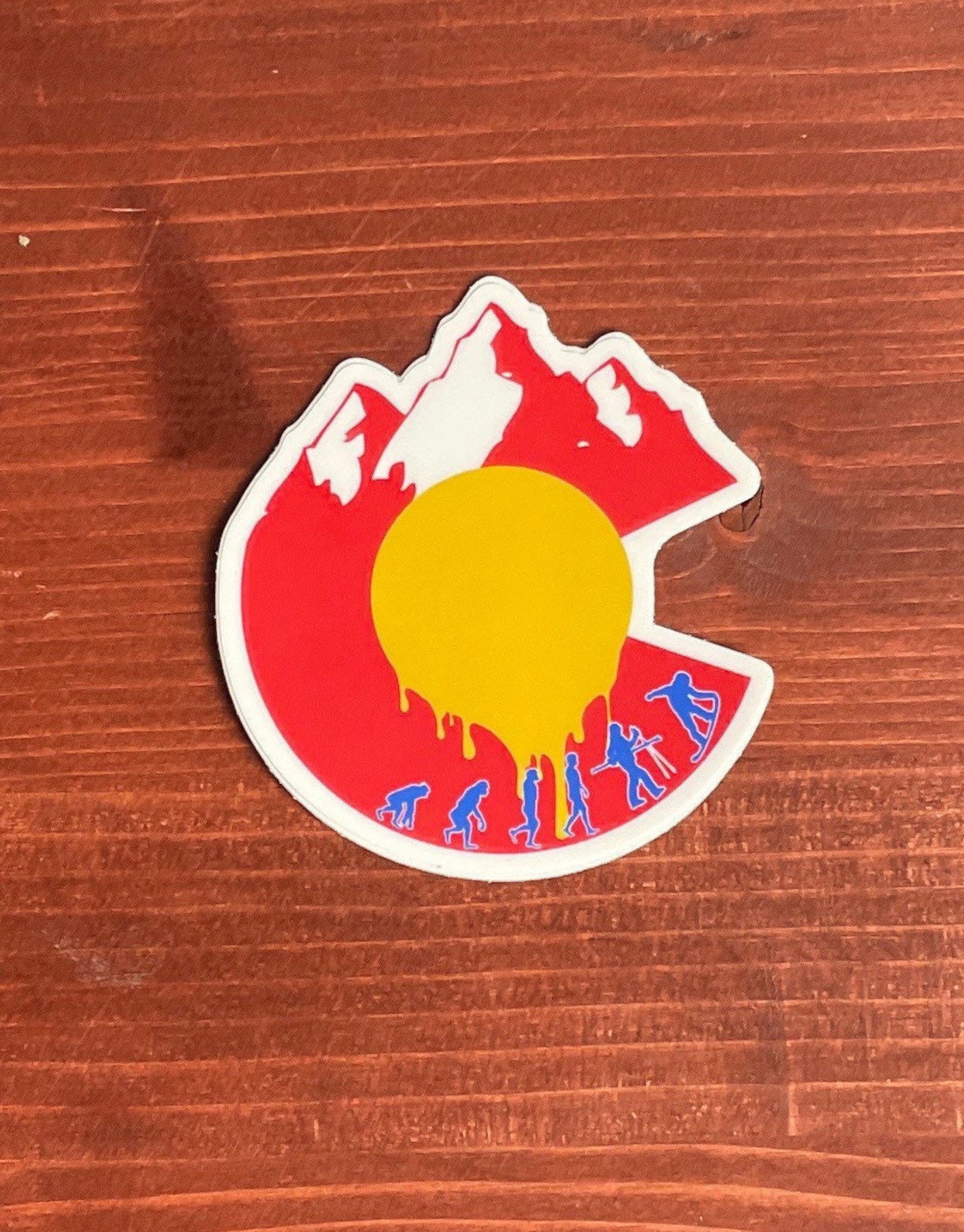 Colorado Snowboard Evolution Sticker - Etsy
