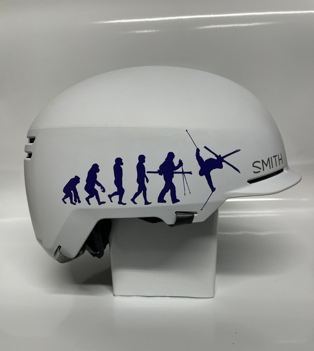 Purple Ski Evolution Sticker - Etsy
