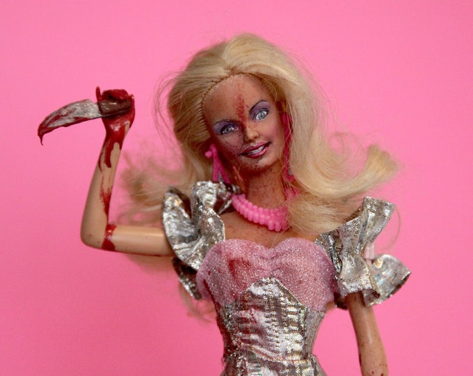 Psycho Killer Barbie (custom Barbie Doll) - Etsy