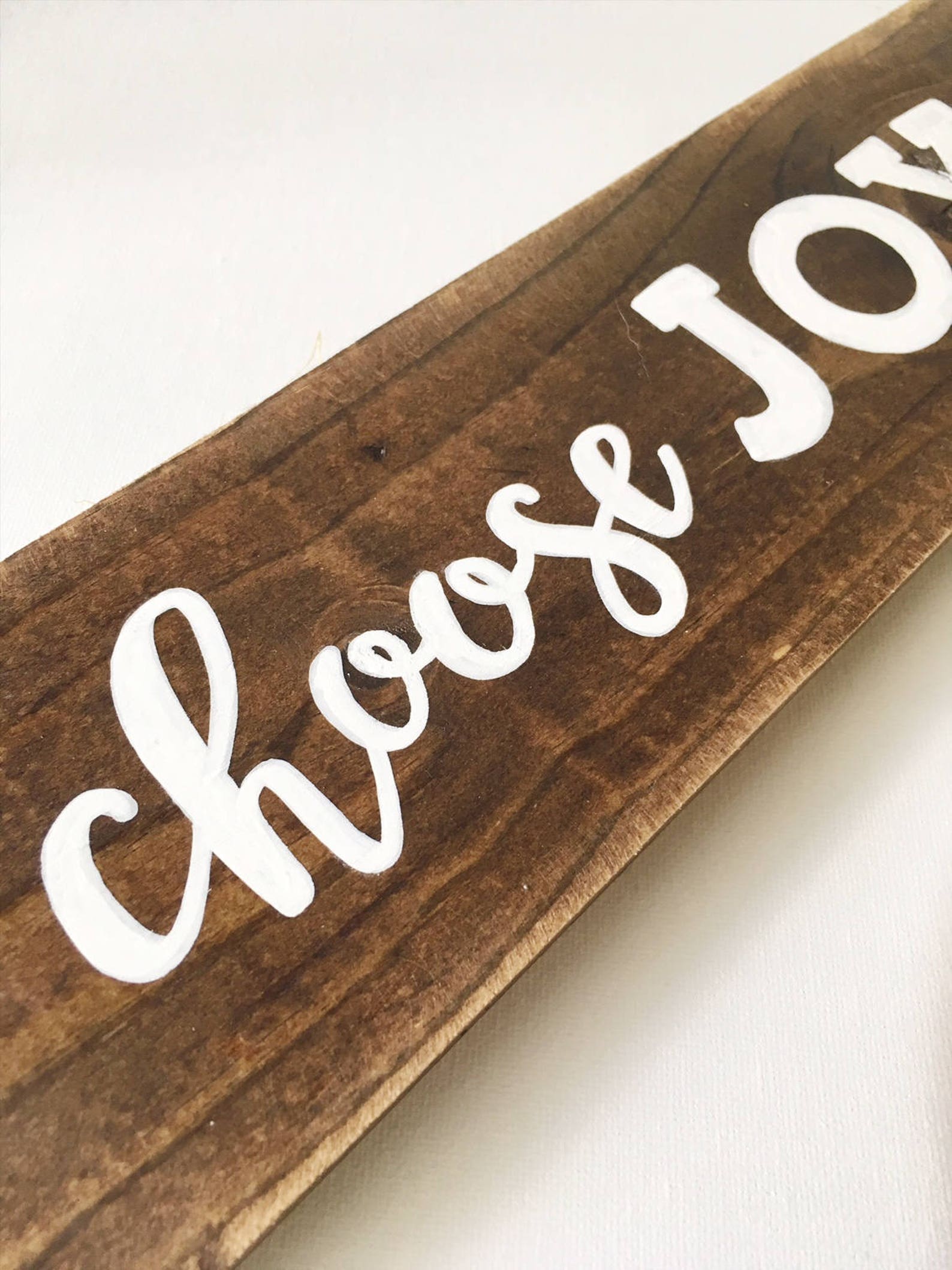 Choose JOY Wood Sign Hand-painted Wood Wall Decor - Etsy
