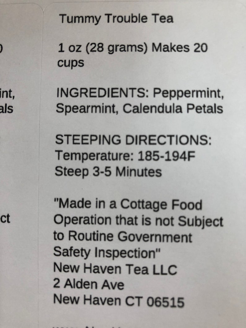 Tummy Trouble Organic Wellness Support Loose Leaf Tea | Etsy