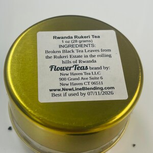 Rwanda Rukeri Estate Black Loose Leaf Tea in Tin Africa - Etsy