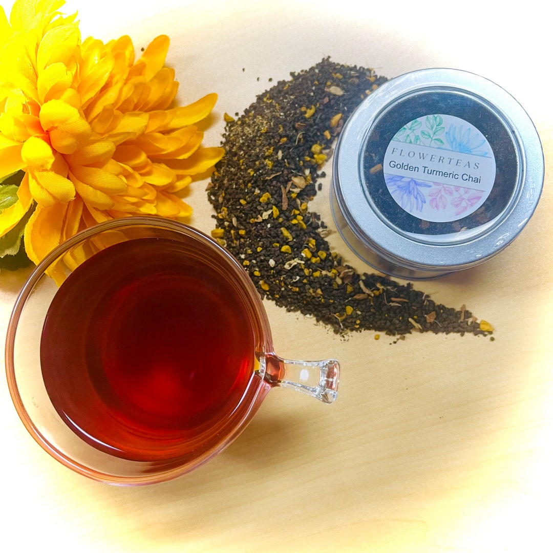 Golden Turmeric Chai Black Loose Leaf Tea - Etsy