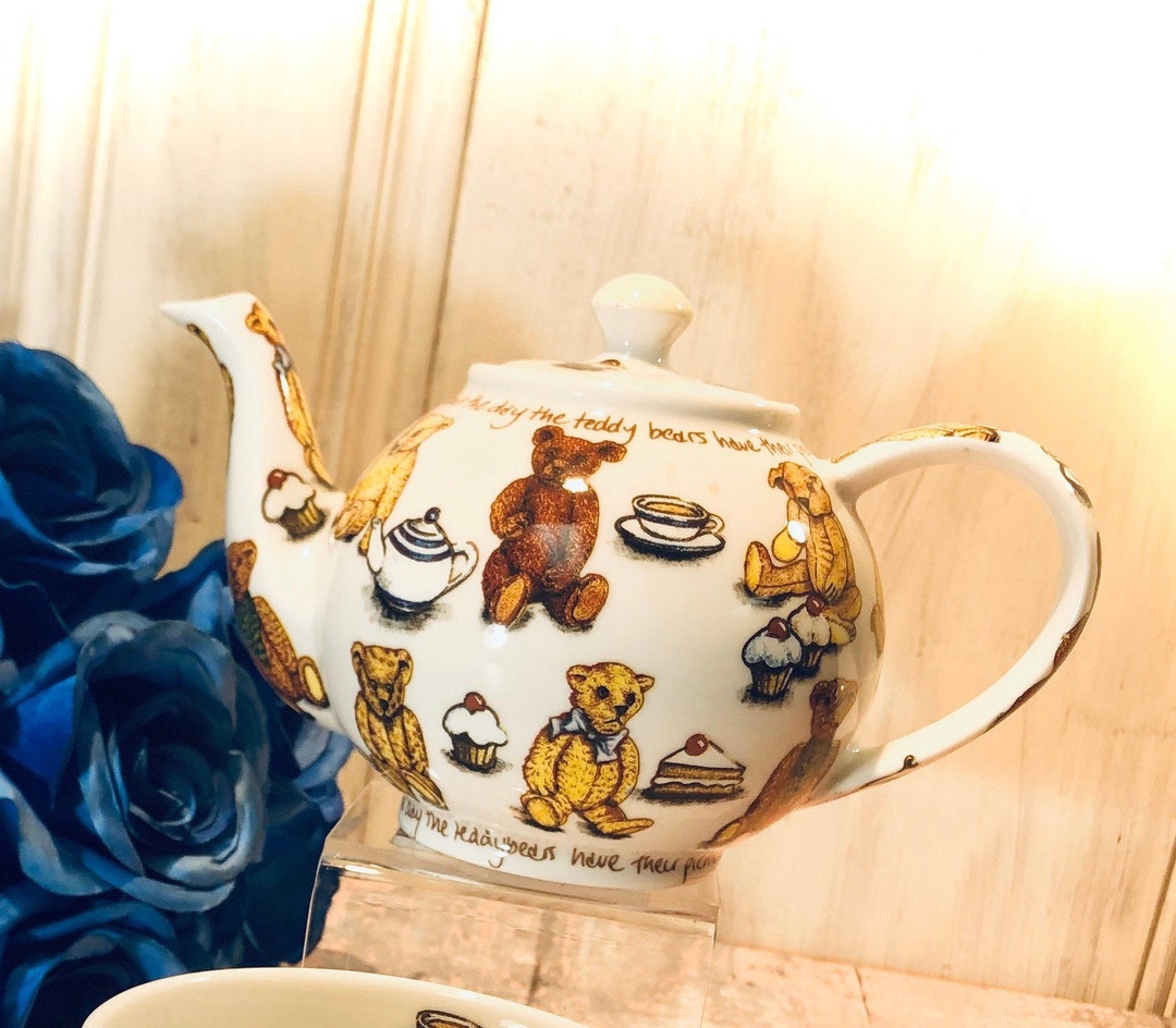 As-is Ted Tea Paul Cardew Tea Pot Teapot Cracked Lid 2000 Teddy Bear ...