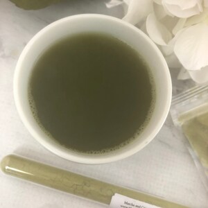 Matcha and Cream Tea Blend Stone Ground Green Tea and Vanilla - Etsy