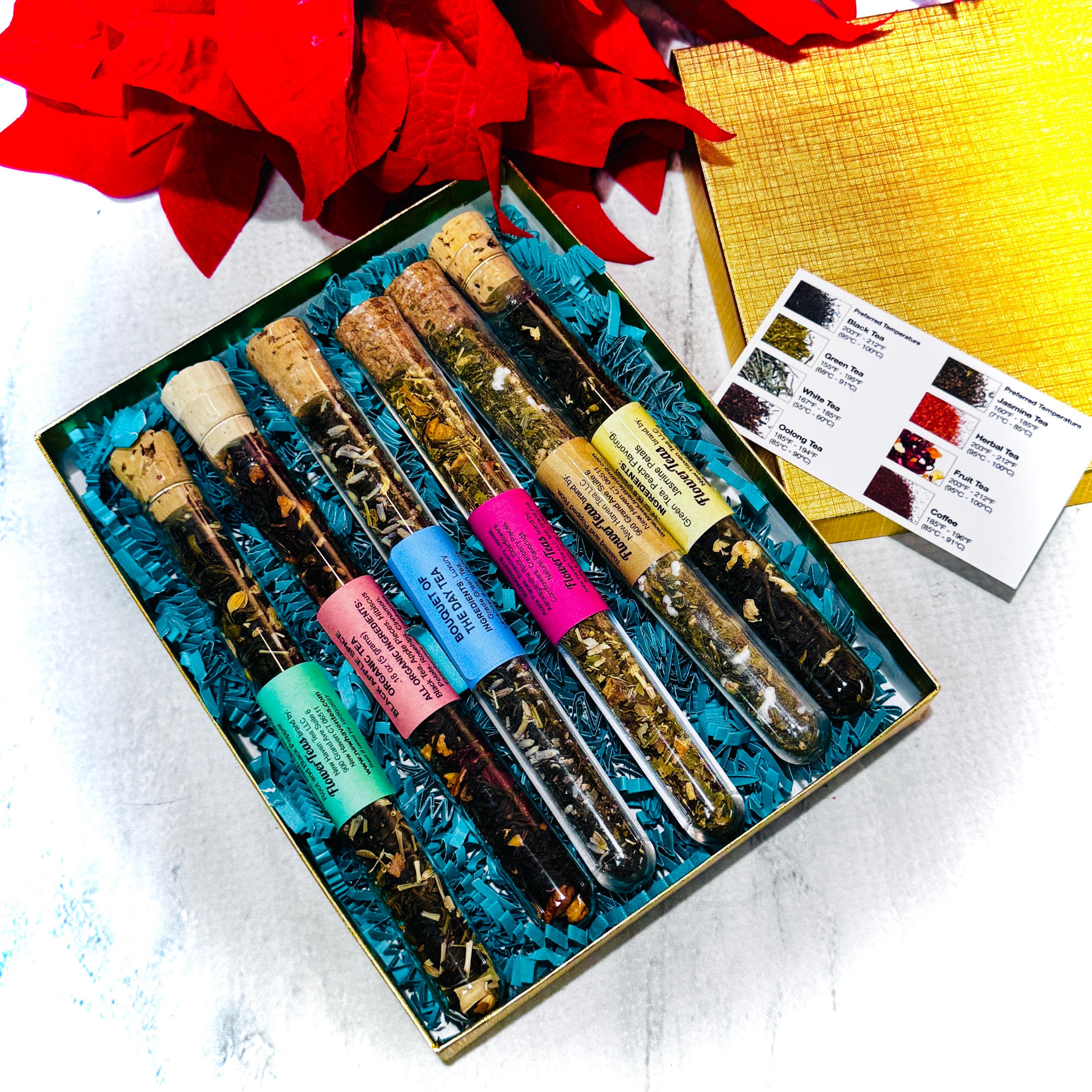Choose 6 From 75+ Loose Leaf Tea Test Tube Samples Gift Box - Etsy