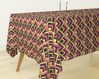 Art deco tablecloth | Etsy