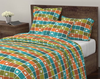 Retro duvet cover | Etsy