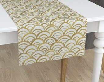 Gold table runner | Etsy