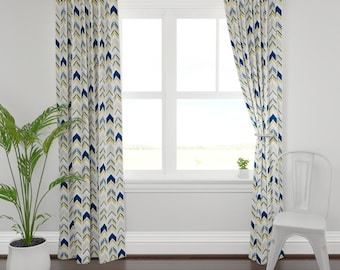 Chevron curtains | Etsy