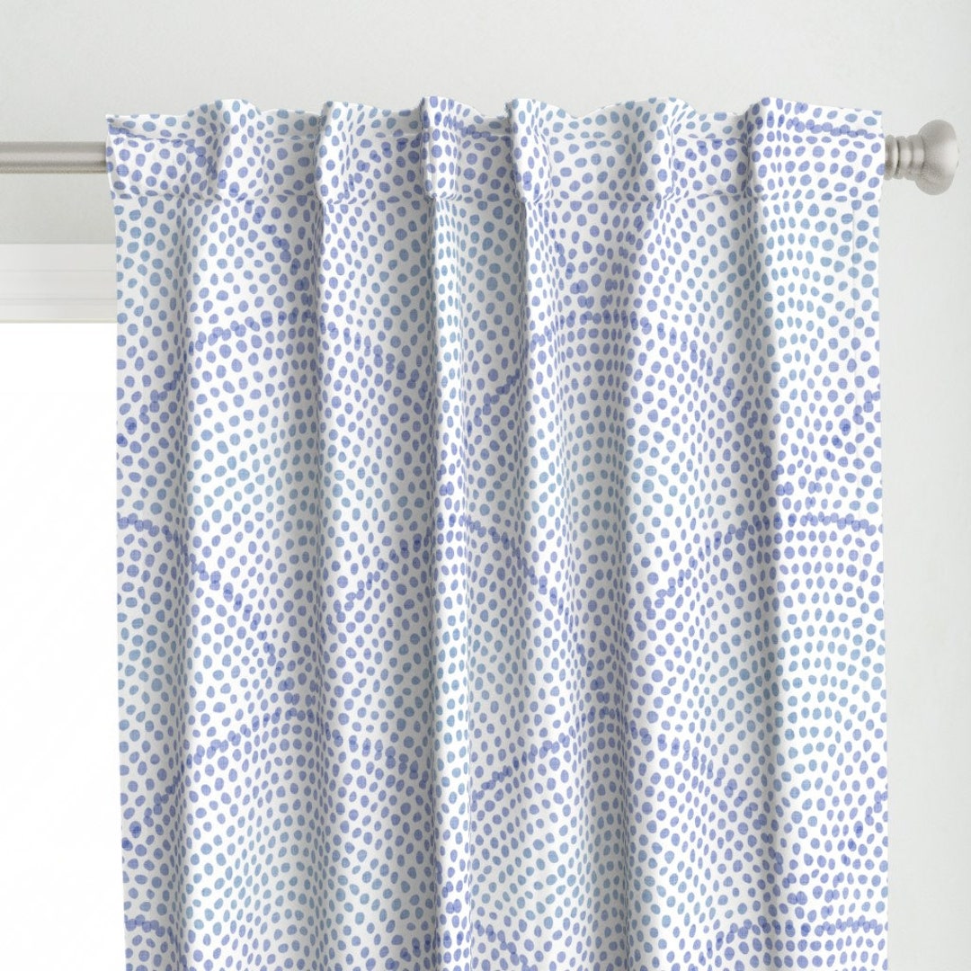 Periwinkle Blue Curtain Panel Serene Space by Patricia_lima Zen Garden ...