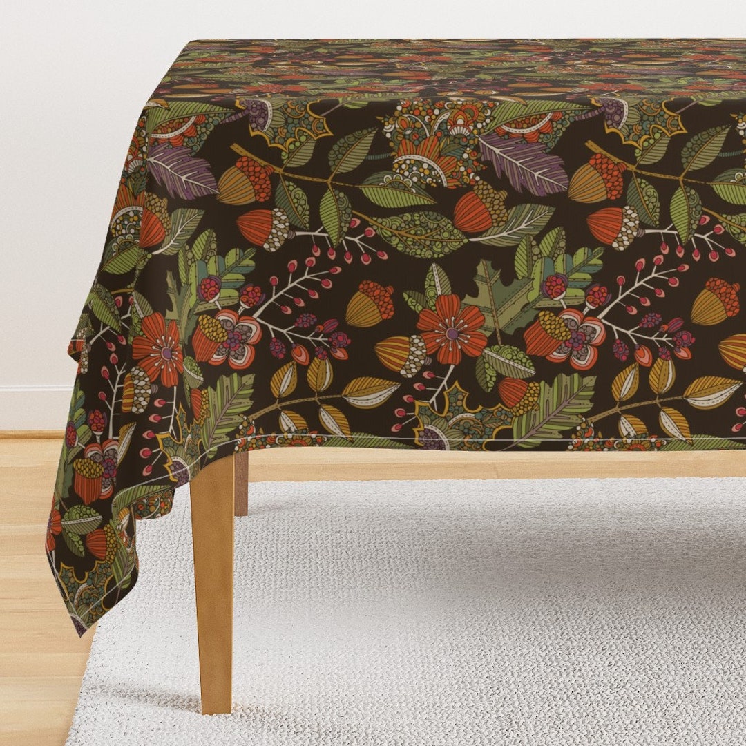 Autumn Earth Tones Tablecloth Fall Vibes by Valentinaharper - Etsy