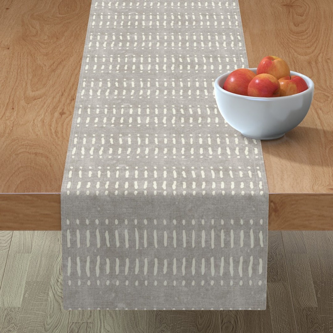 Earth Tone Stripes Table Runner Stripes on Stone by - Etsy